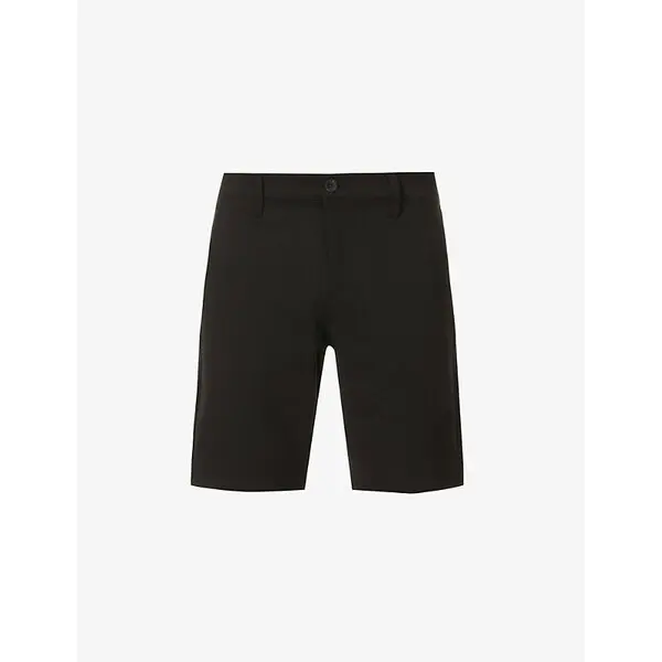Paige Rickson Mid-rise Stretch-woven Shorts - Black