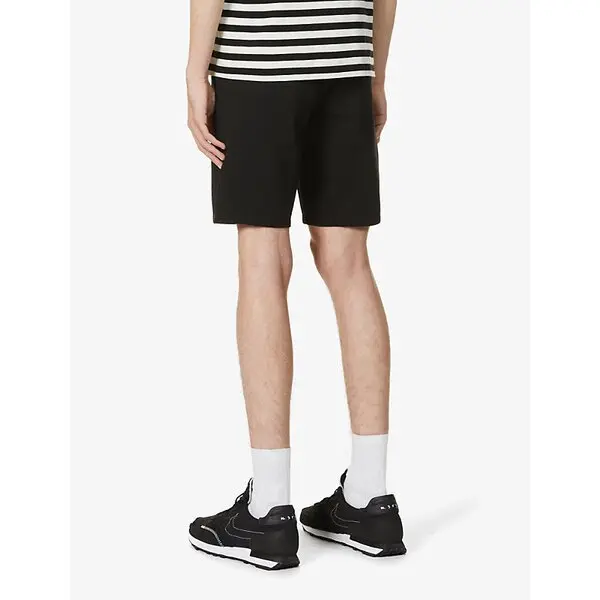 Paige Rickson Mid-rise Stretch-woven Shorts - Black
