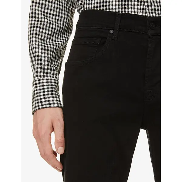 7 For All Mankind Slimmy Tapered Luxe Performance Plus Jeans - Black