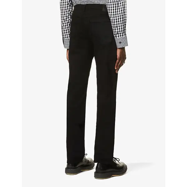 Paige Transcend Normandie -inch Straight Jeans - Black Shadow