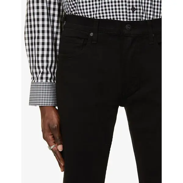 Paige Transcend Normandie -inch Straight Jeans - Black Shadow