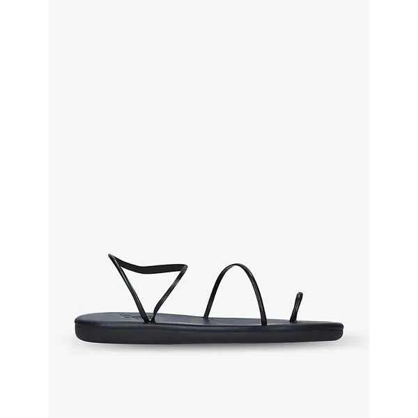 ANCIENT GREEK SANDALS Kansiz Faux-leather Sandals - Black