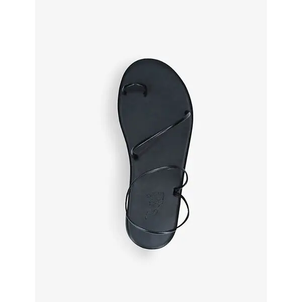 ANCIENT GREEK SANDALS Kansiz Faux-leather Sandals - Black