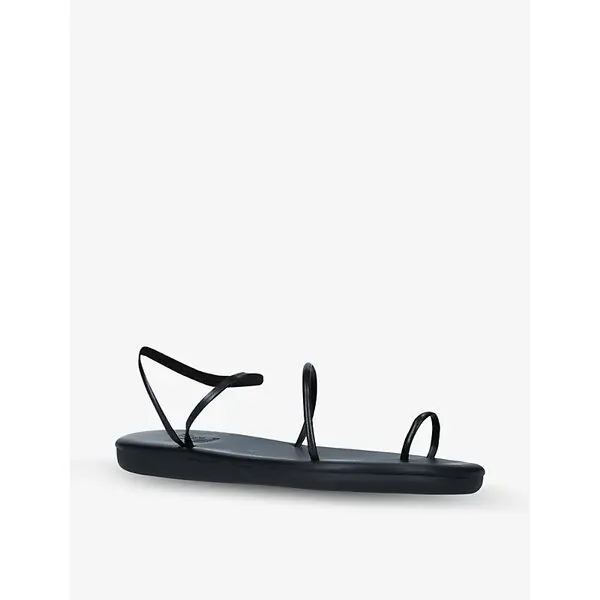 ANCIENT GREEK SANDALS Kansiz Faux-leather Sandals - Black