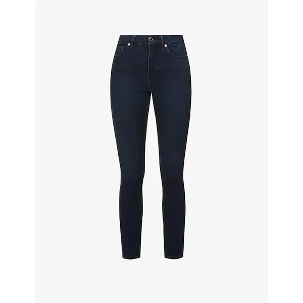 Good American Good Legs Skinny High-rise Stretch-denim Jeans - Blue224