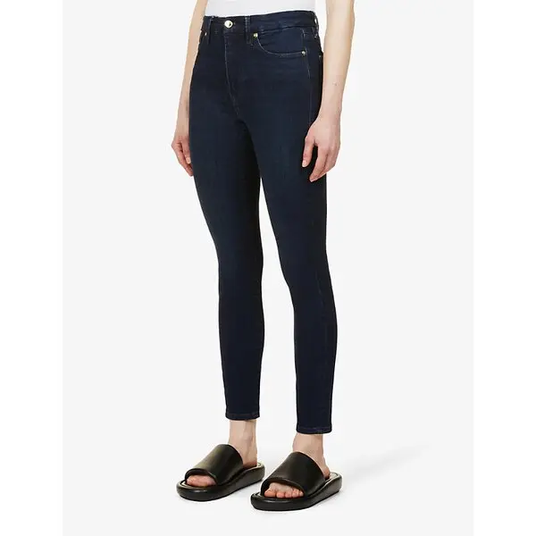 Good American Good Legs Skinny High-rise Stretch-denim Jeans - Blue224