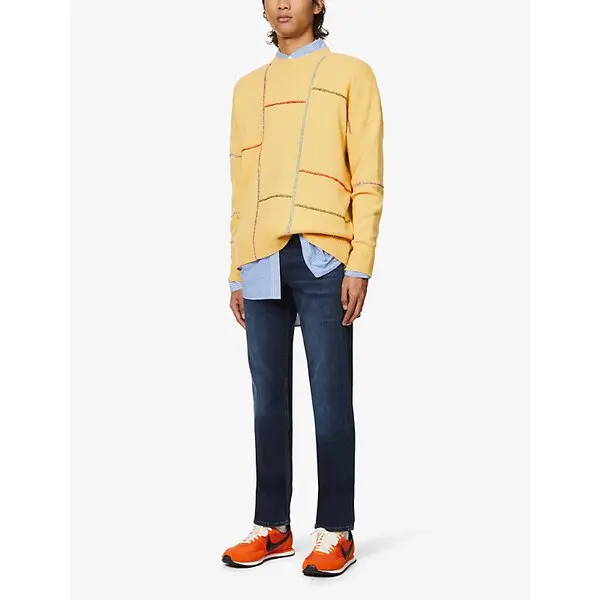 7 For All Mankind Regular-fit Straight-leg Stretch-denim Jeans