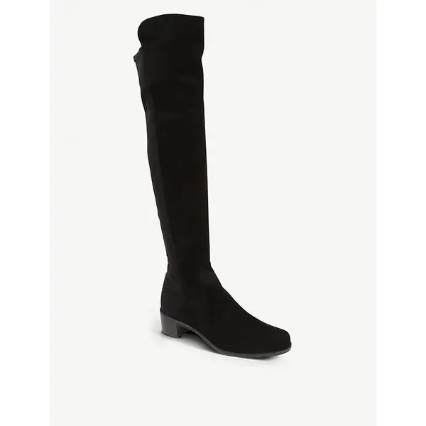 STUART WEITZMAN Reserve Suede Over-the-knee Boots