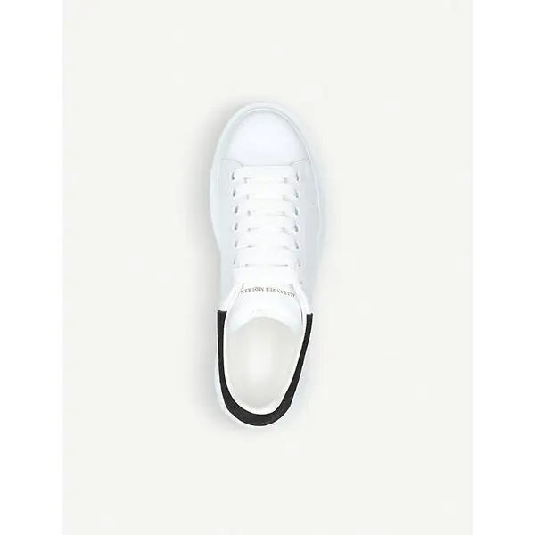 Alexander McQueen Runway Leather Trainers - White/blk