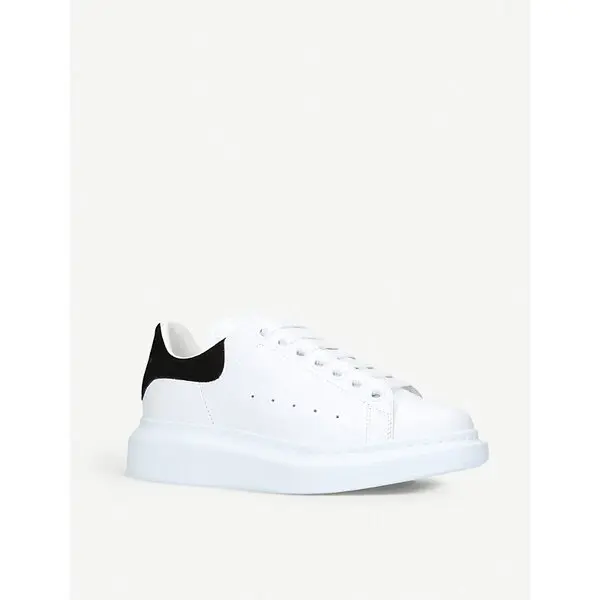 Alexander McQueen Runway Leather Trainers - White/blk
