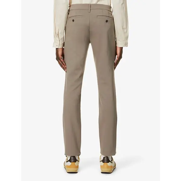 Paige Transcend Knit Stafford Tapered Trouser - Dark Taupe