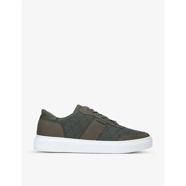 Barbour Liddesdale Quilted Shell And Woven Low-top Trainers