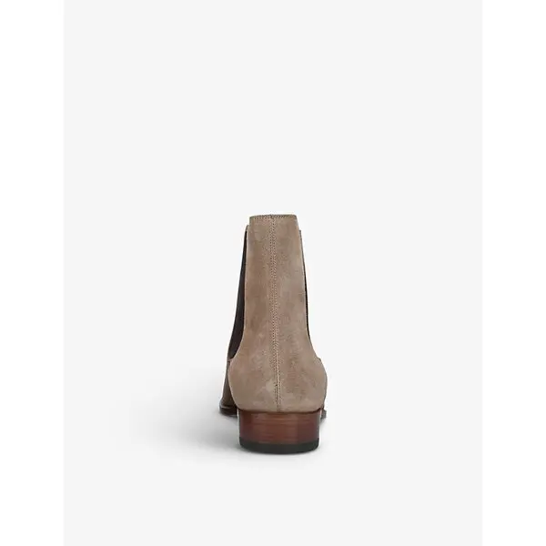Saint Laurent Wyatt Suede Chelsea Boots