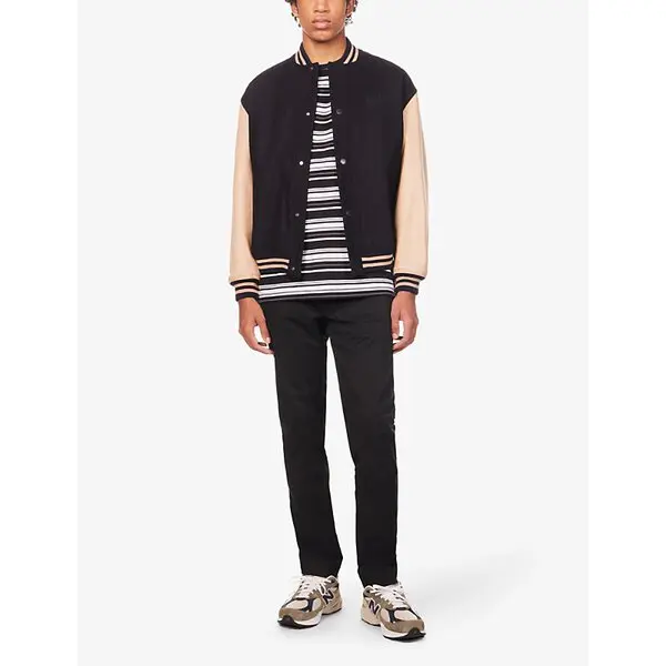 Polo Ralph Lauren Belted Tapered Stretch Slim-fit Stretch-cotton Chino Trousers - Polo Black