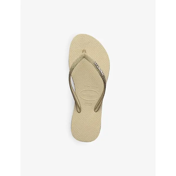 Havaianas Slim Sparkle Ii Flip Flops - Cream