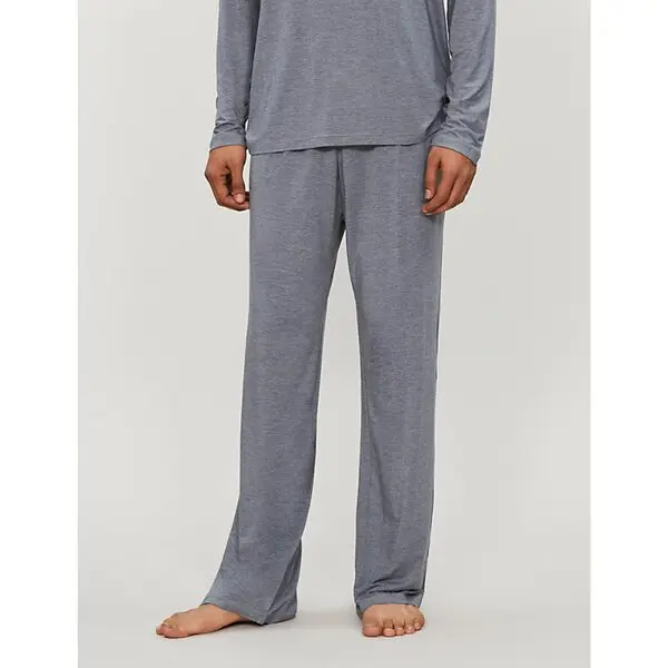 Derek Rose Marlowe Stretch-modal Pyjama Bottoms - Charcoal
