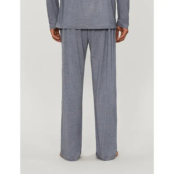 Derek Rose Marlowe Stretch-modal Pyjama Bottoms - Charcoal
