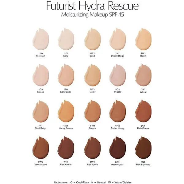 Estée Lauder Futurist Hydra Rescue Moisturizing Makeup Spf45 35ml - 6c1 Rich Cocoa