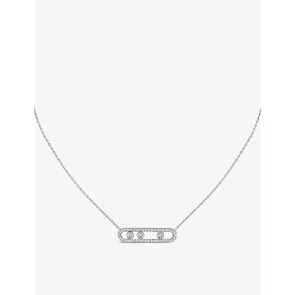 Messika Move Pavé Diamond Necklace - White