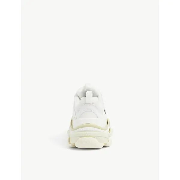 Balenciaga Triple S Suede And Mesh Trainers