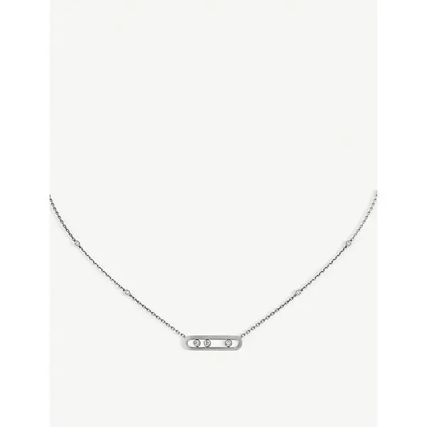 Messika 18ct Gold Diamond Necklace - White