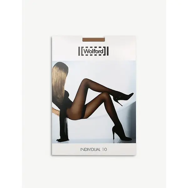 Wolford Individual 10 Nylon-blend Tights - Cosmetic