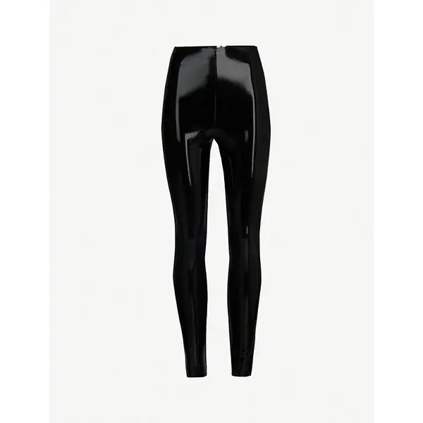 Commando Patent Faux-leather Leggings - Black
