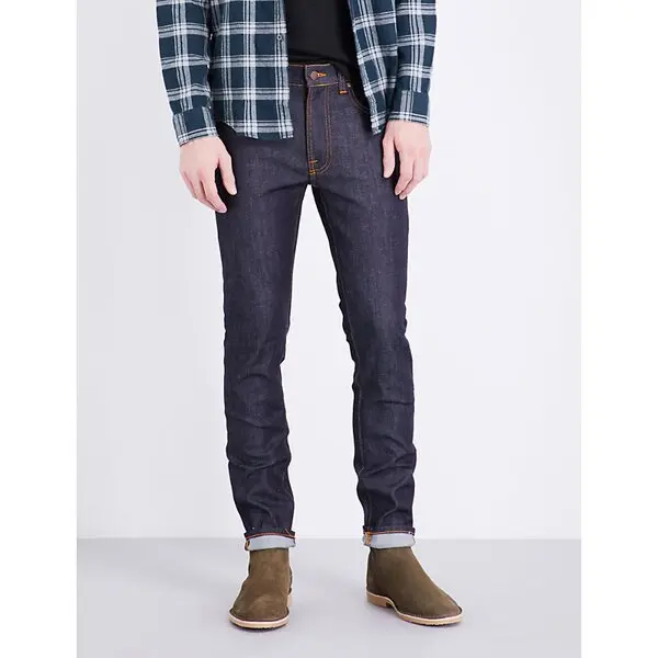 Nudie Jeans Lean Dean Slim-fit Skinny Jeans - Dry 16 Dips