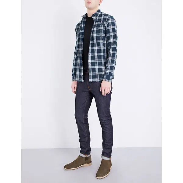 Nudie Jeans Lean Dean Slim-fit Skinny Jeans - Dry 16 Dips