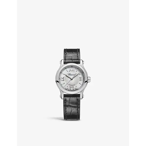 Chopard Happy Sport Diamond Watch - Stainless Steel