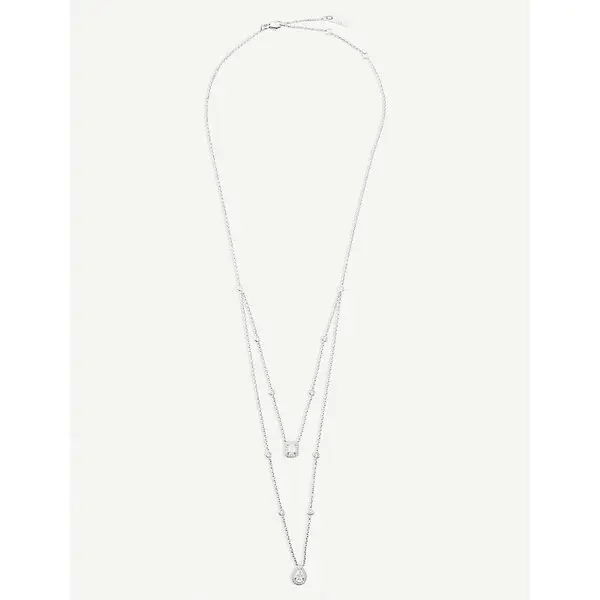 Messika My Twin Diamond And Gold Necklace - White