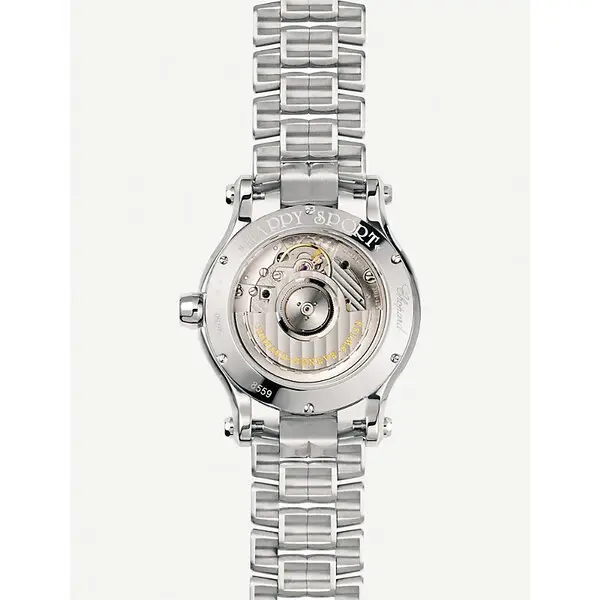 Chopard Happy Sport Stainless Steel And Diamond Watch - Silver