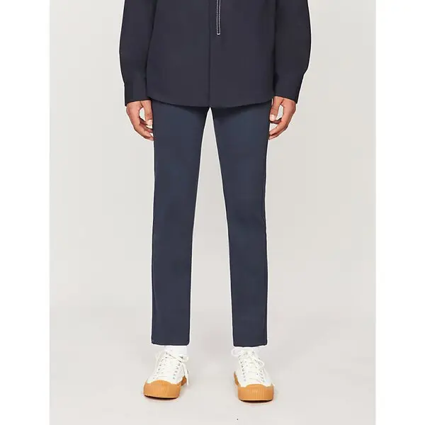 Paige Stafford Slim-fit Tapered Trousers - Deep Anchor