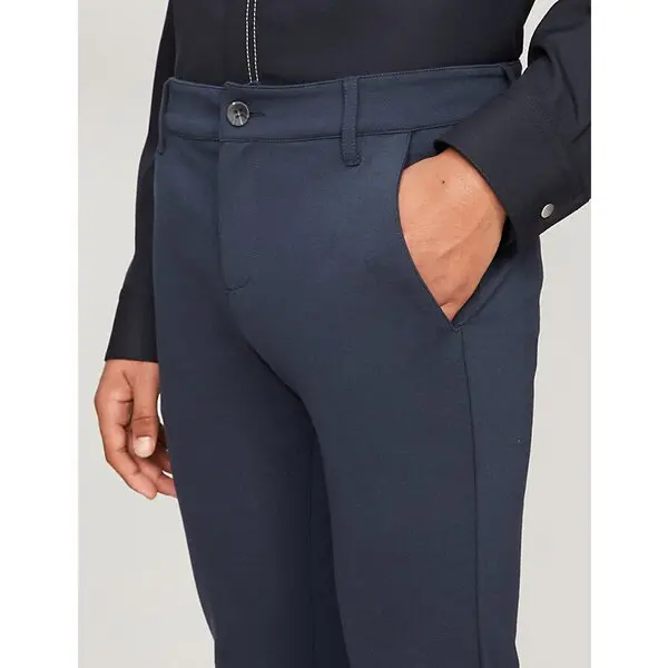 Paige Stafford Slim-fit Tapered Trousers - Deep Anchor
