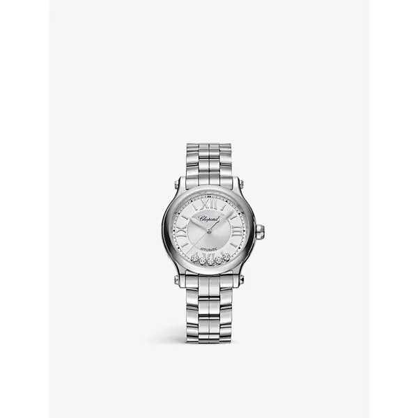 Chopard Happy Sport Diamond Watch - Stainless Steel