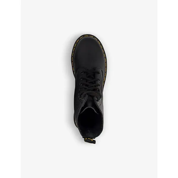 Dr. Martens 8-eyelet Leather Boots - Black Virginia