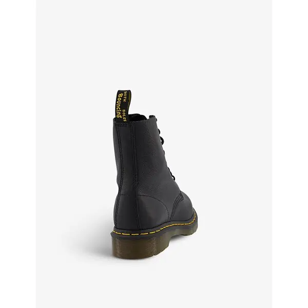 Dr. Martens 8-eyelet Leather Boots - Black Virginia