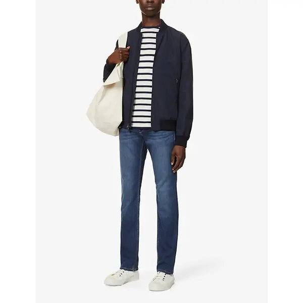 Paige Normandie Straight Jeans - Birch