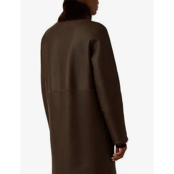 JOSEPH Brittany Reversible Shearling Coat