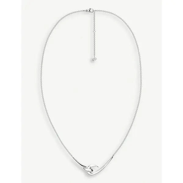 SHAUN LEANE Hook Pendant Necklace - Silver