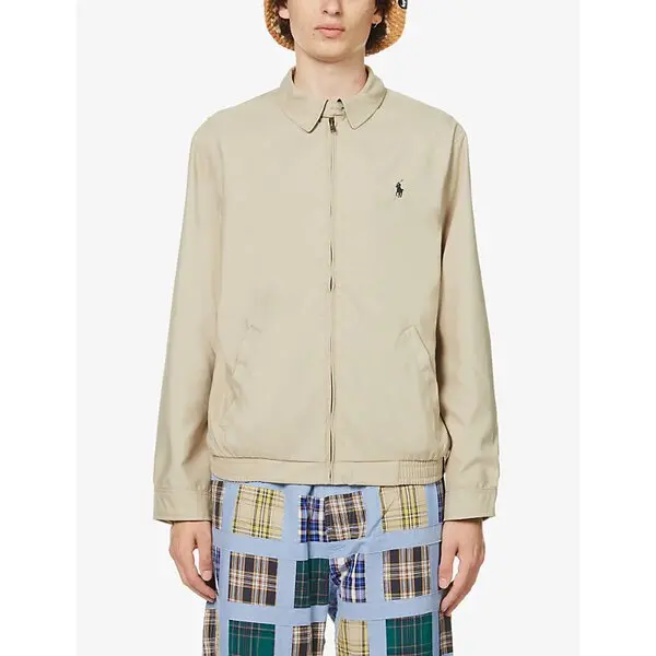 Polo Ralph Lauren Bi-swing Windbreaker Jacket - Khaki Uniform