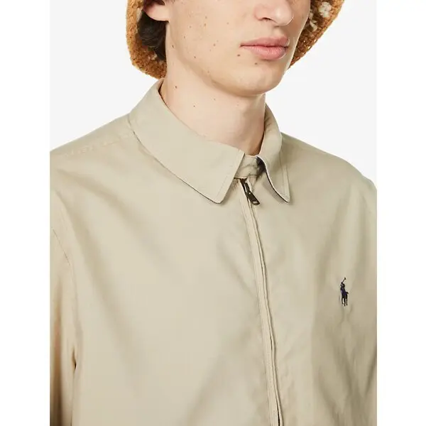 Polo Ralph Lauren Bi-swing Windbreaker Jacket - Khaki Uniform