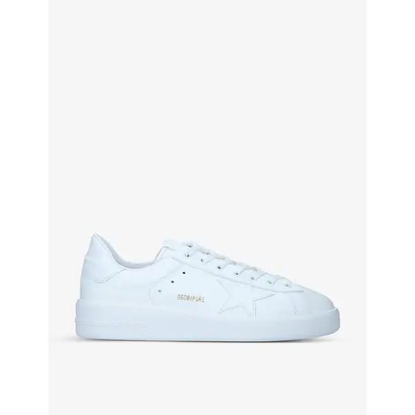 GOLDEN GOOSE Pure Star Leather Trainers - White