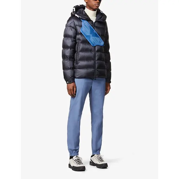 Moncler Salzman Logo-print Shell-down Jacket