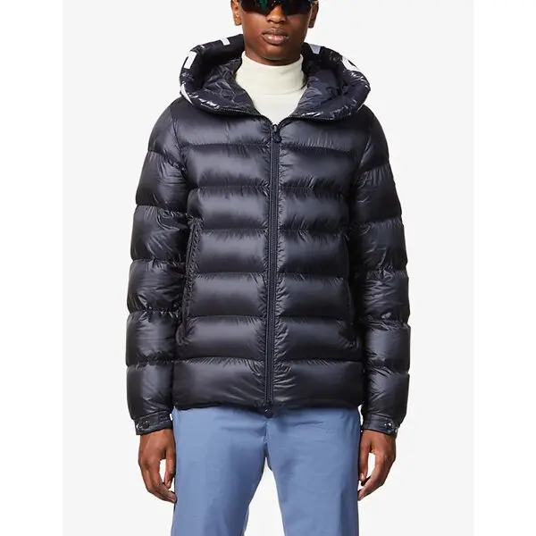 Moncler Salzman Logo-print Shell-down Jacket