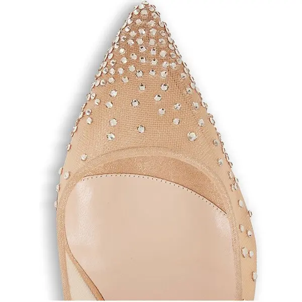 CHRISTIAN LOUBOUTIN Follies Strass 100 Suede Courts