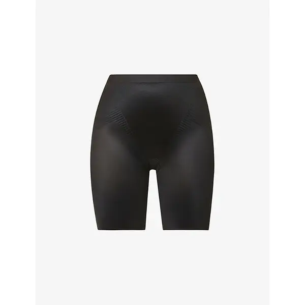 Spanx Shape™ Invisible Mid-thigh Shorts - Very Black