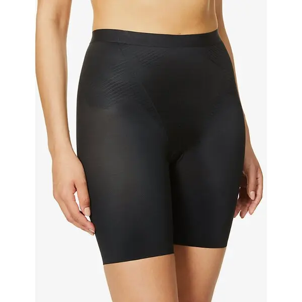 Spanx Shape™ Invisible Mid-thigh Shorts - Very Black