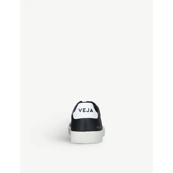 VEJA Campo Leather Low-top Trainers - Blk/white