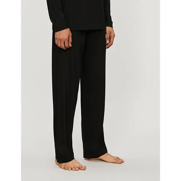 Derek Rose Stretch-modal Trousers - Black